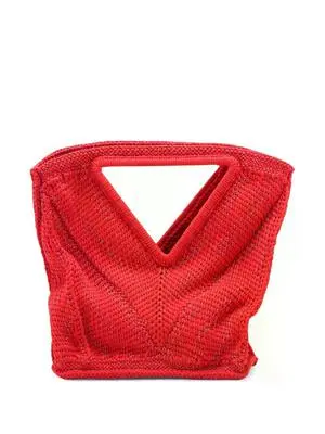 Bottega Veneta Nylon Crochet Point Tote Bag