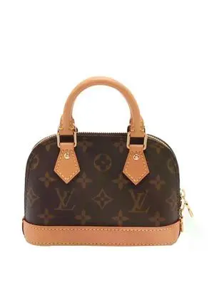 LOUIS VUITTON Monogram Nano Alma Satchel