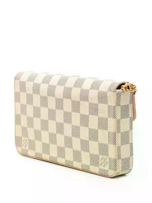 LOUIS VUITTON Damier Azur Pochette Felicie - White