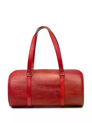 LOUIS VUITTON Epi Soufflot Handbag - Red