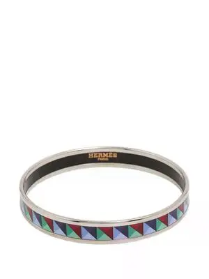 Hermès Enamel Clous De Trompe Bangle 65 - Multicolour