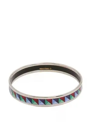 Hermès Enamel Clous De Trompe Bangle 65