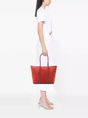 Hermès Toile And Negonda Garden Party Zip Tote Bag - Orange