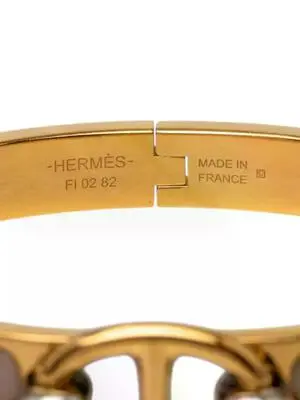 Hermès Enamel Clic Clac Chain Ancre Bracelet Pm