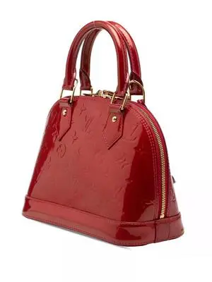 LOUIS VUITTON Monogram Vernis Alma Bb Satchel