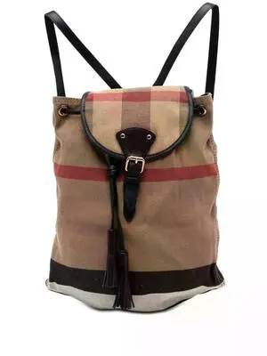 Burberry Canvas Chiltern Backpack - Brown