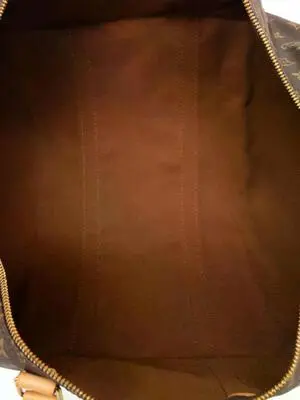 LOUIS VUITTON Monogram Keepall Bandouliere 55 Travel Bag