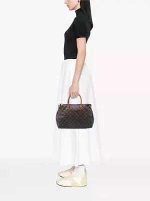 LOUIS VUITTON Monogram Pallas Mm Satchel - Brown