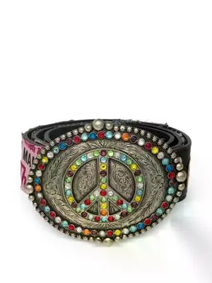 SATOSHI NAKAMOTO Codex Crystal-embellished Belt
