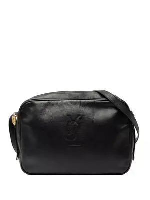 Saint Laurent Calfskin Monogram Lou Camera Bag - Black