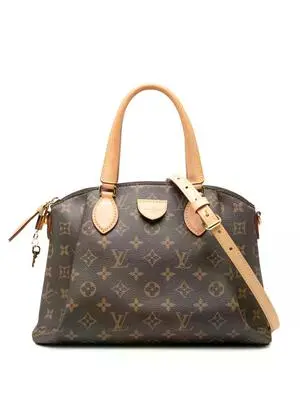 LOUIS VUITTON Monogram Rivoli Pm Satchel - Brown