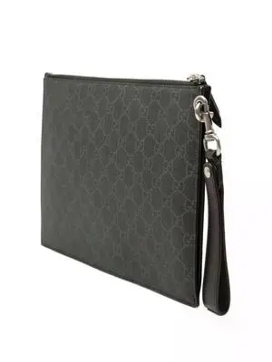 Gucci Gg Supreme Kingsnake Clutch Bag