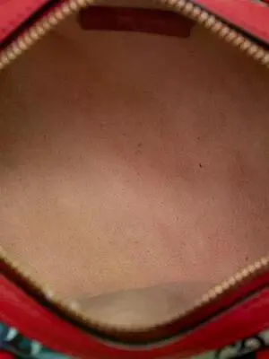Gucci Mini Gg Supreme Blooms Boston Bag Satchel - Red