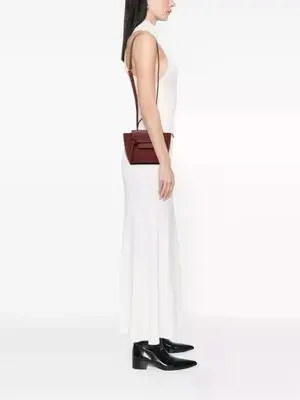 Celine Nano Grained Calfskin Belt Bag Satchel - Red