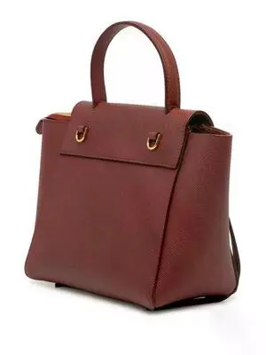 Celine Nano Grained Calfskin Belt Bag Satchel - Red