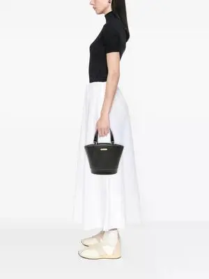 Burberry 20th Century Leather Bucket Bag