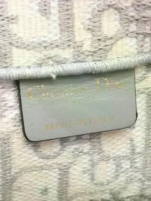 Dior Medium Book Tote Bag - Grey