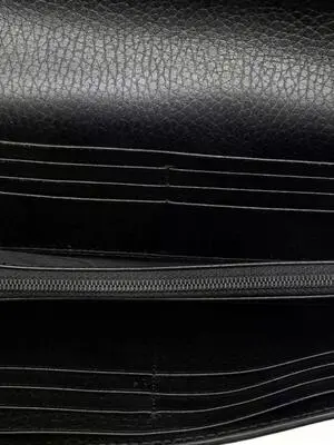 Gucci 2016-2026 Bicolor Gg Marmont Gg Supreme Continental Wallet Long Wallets