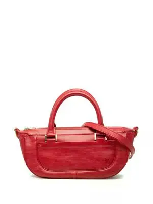 LOUIS VUITTON Epi Dhanura Pm Satchel - Red