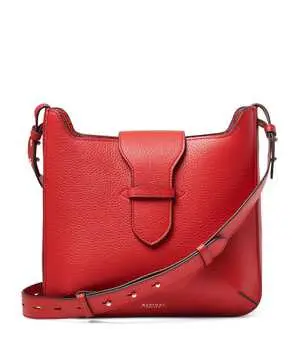 ASPINAL OF LONDON Leather Ella Cross-body Bag - Red