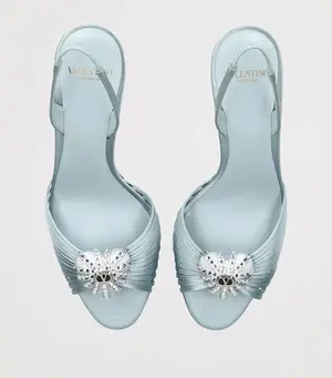 Valentino Garavani Satin Slingback Heels
