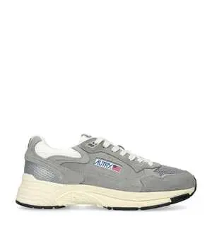 AUTRY Suede Hyperway Runner Sneakers - Grey