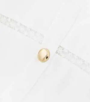 Maje Embroidered Waistcoat With Gold Buttons