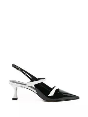 ALEXANDRE BIRMAN Patent Leather Slingback Pumps