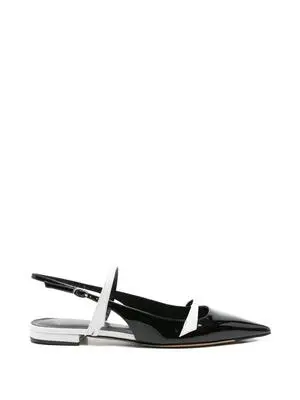 ALEXANDRE BIRMAN Pointed-toe Slingback Pumps - Black