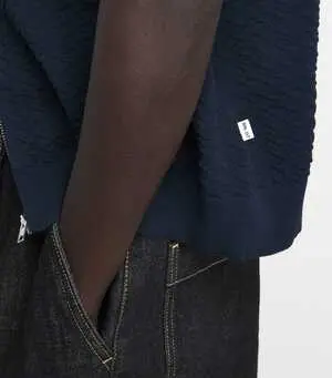NN.07 Organic Cotton Zip-up Polo Shirt