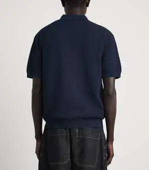 NN.07 Organic Cotton Zip-up Polo Shirt