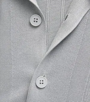 Paige Knitted Copley Polo Shirt - Grey