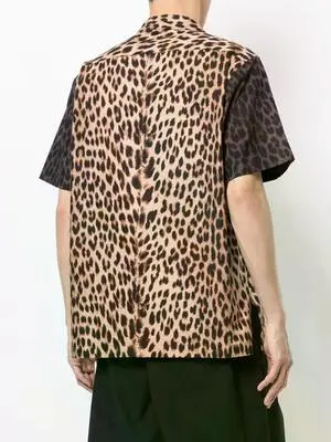 PORTS V Leopard Print Boxy Shirt