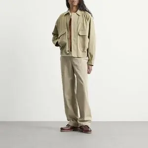 Drole De Monsieur Cotton Blend Raglan Jacket