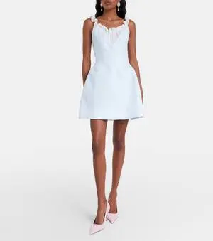 SHUSHU/TONG Ruffled Linen Minidress