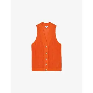 Reiss Button Detailed Vests For Women
