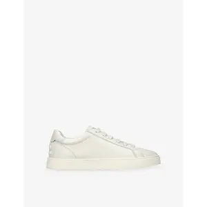 TOD'S Allacciata Cassetta Leather Trainers - Bone