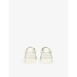 TOD'S Allacciata Cassetta Leather Trainers - Bone