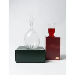 GOHAR WORLD Spiral Egyptian Glass Decanter