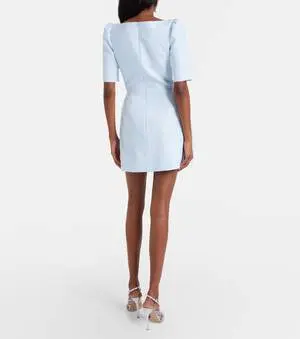 SHUSHU/TONG Bow-detail Linen Minidress