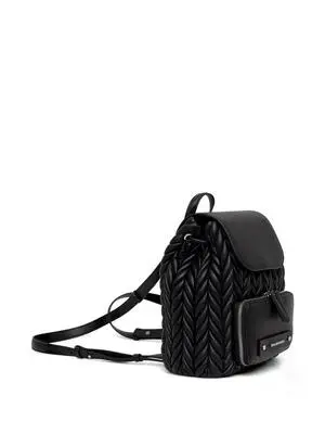 Karl Lagerfeld Quilted Leather Backpack