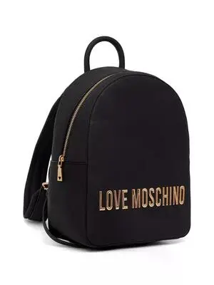 Moschino Logo Plaque Backpack