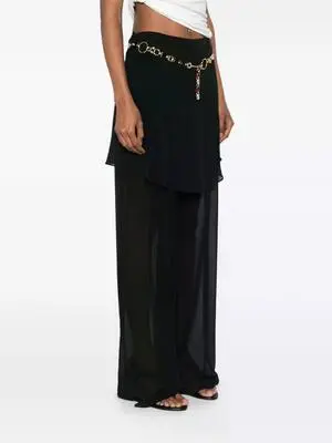 Christopher Esber Mirador Sarong Belted Palazzo Pants