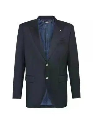 BILLIONAIRE Crest Peak-lapel Blazer