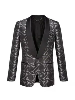BILLIONAIRE Robin Jacquard-logo Blazer