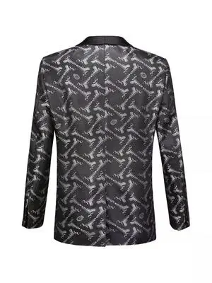 BILLIONAIRE Robin Jacquard-logo Blazer