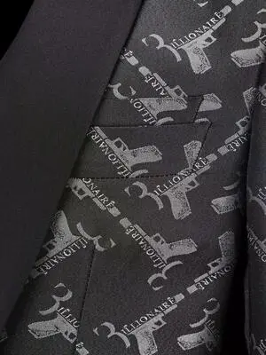 BILLIONAIRE Robin Jacquard-logo Blazer