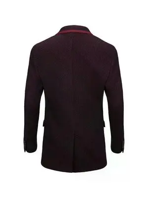 BILLIONAIRE Bob Logo-embroidered Shawl-lapel Blazer