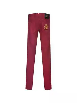 BILLIONAIRE Logo-embroidered Trousers