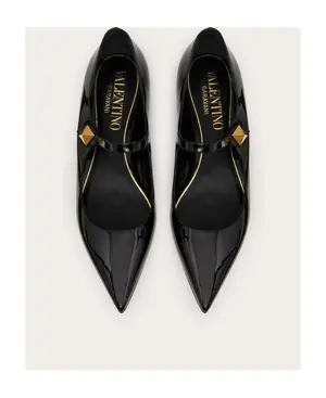 Valentino Garavani Rockstud Leather Ballerinas
